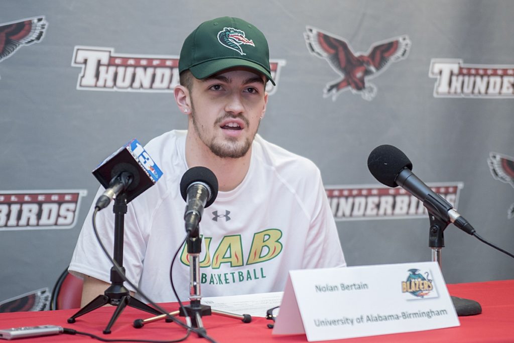 Freshman Bird Bertain Joins Blazers – Casper College