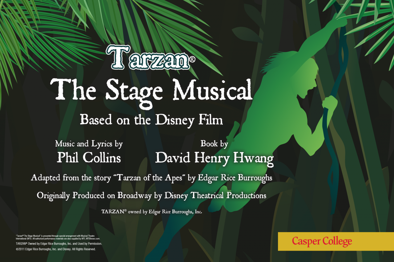 Tickets for “Tarzan The Stage Musical” on sale - Casper College