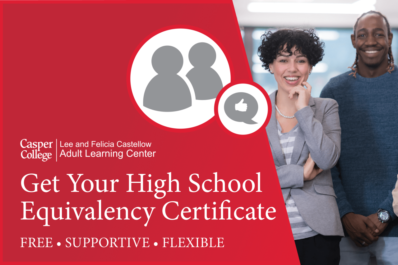 April High School Equivalency Certificate Sessions Announced – Casper ...