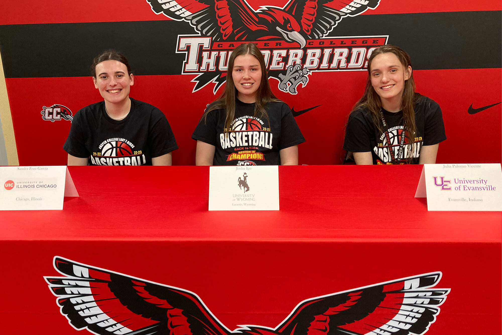 Three Lady T-Birds Commit To The Next Level – Casper College
