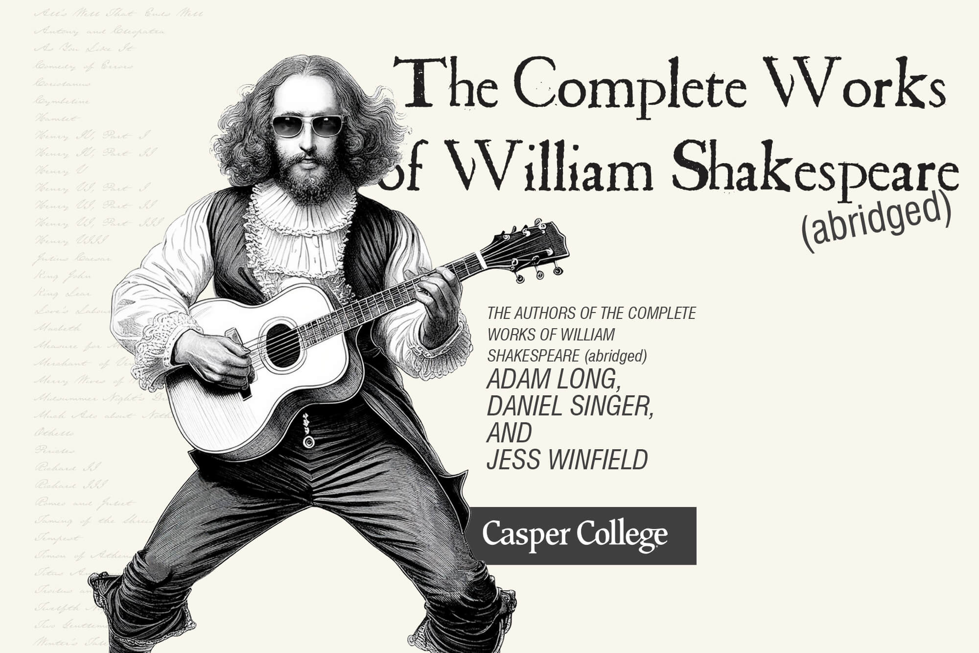 Limited-run Parody Of Shakespeare’s Plays To Run Nov. 19-23 At Casper ...